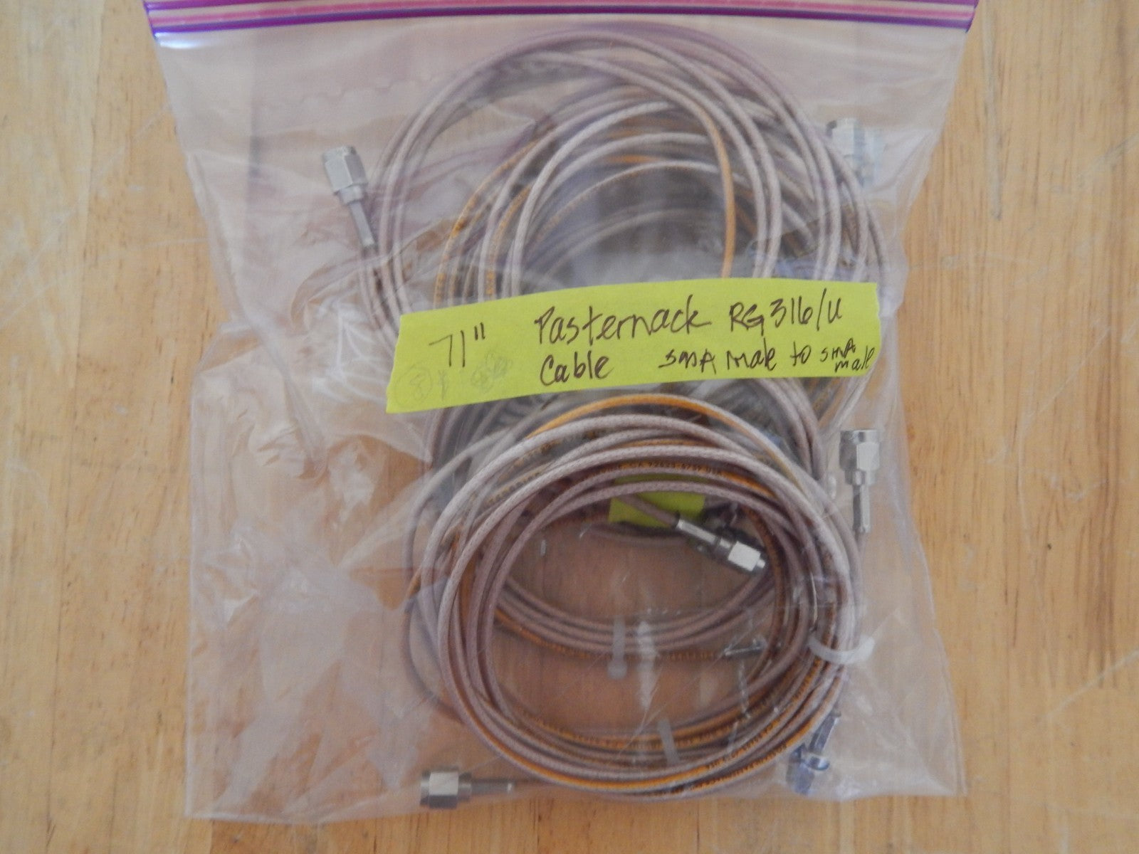 10 foot Tensolite M17/60-RG142 MIL-C-17 (2 included) – Test Equipment Bay